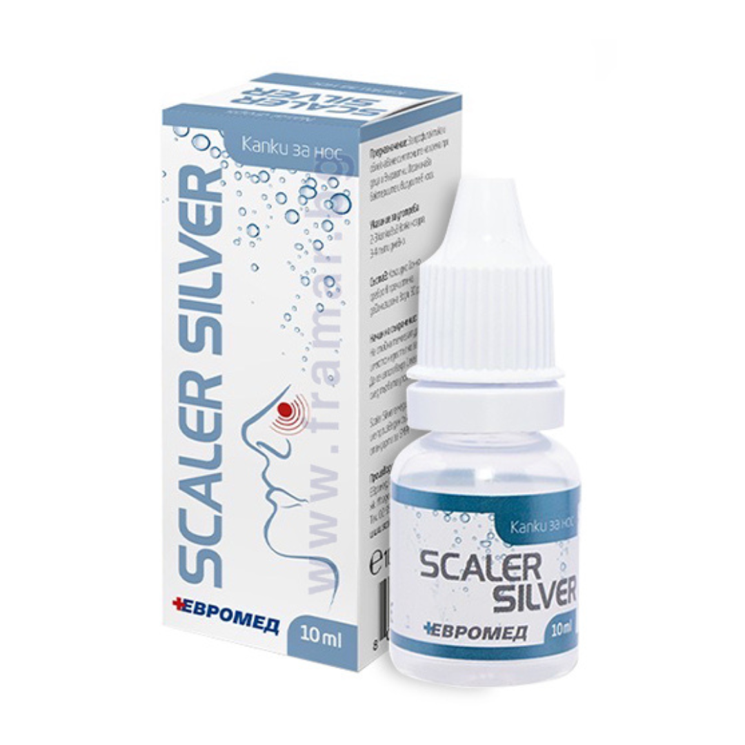 SCALER Silver – Наносребърни Капки за Нос – Zdravital.bg